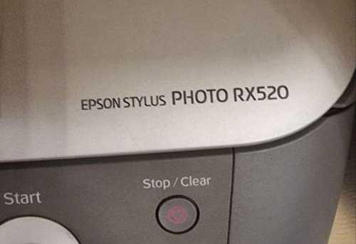Принтер Epson stylus photo rx520