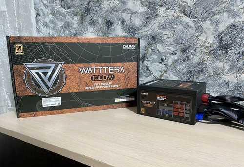 Zalman Watttera 1000w/ 80+ Gold/ Гарантия