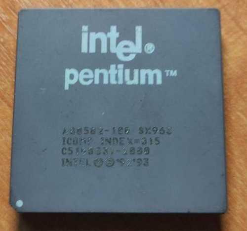 Процессор Intel Pentium A80502100 SY007 CPU 100MHz