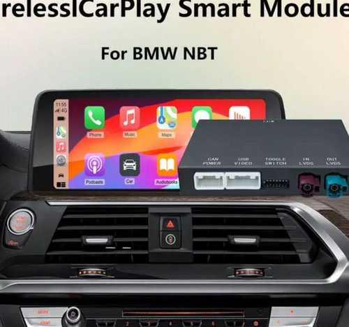 Wireless CarPlay Android Auto для BMW NBT