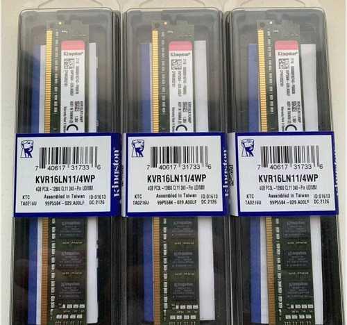 Оперативная память Kingston KVR16LN11 DDR3 1600mhz