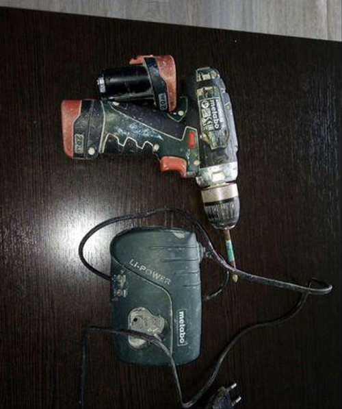 Шуруповерт bosch и metabo