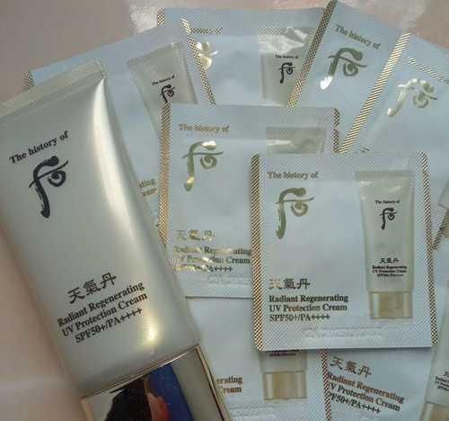 The History of Whoo Cheongidan SPF крем пробники