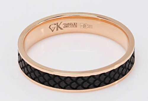 Мужское золотое кольцо graf кольцов gklz-24m/k