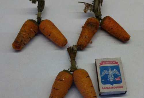 Ёлочный игрушки "морковка " 3шт одним лотом вата С