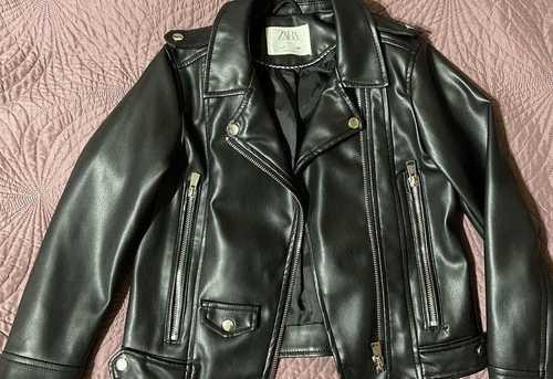 Кожанная куртка косуха Zara kids