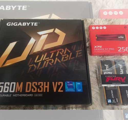 Материнская плата lga 1200.Gigabyte B560M DS3H V2