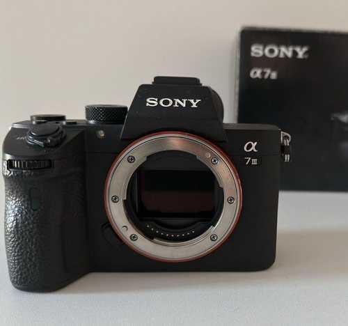 Фотоаппарат sony a7 iii body