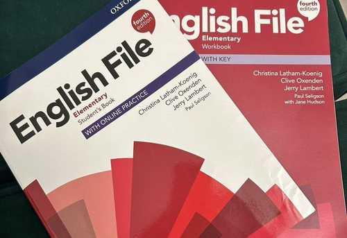 English file 4th edition книга + учебник