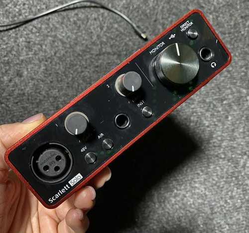 Звуковая карта focusrite scarlett