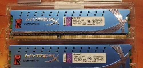 Оперативная память Kingston HyperX ddr3 2x4gb kit