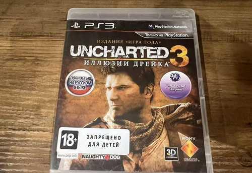 Игра Uncharted 3. Иллюзии Дрейка для PS диск