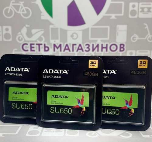 SSD диск adata SU650 480gb. Новый