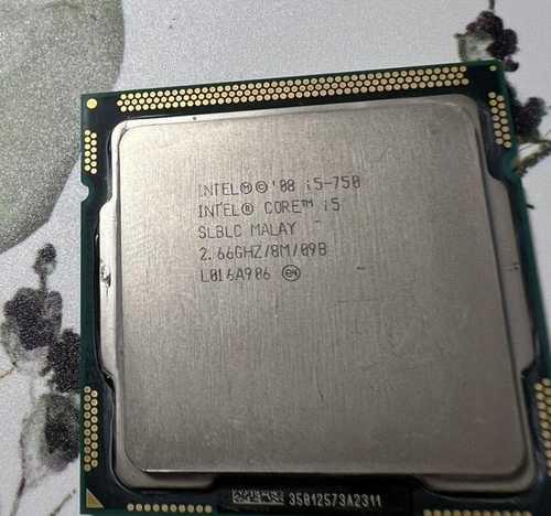 Процессор intel core i5-750 1156