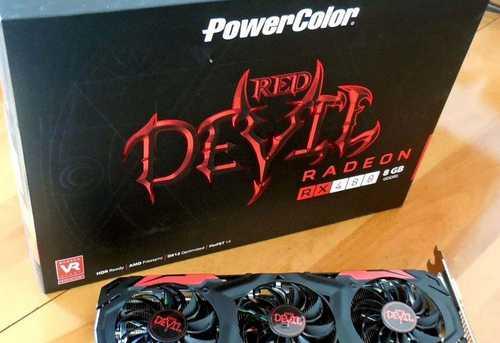 Игровая Видеокарта rx 480 8 gb red devil