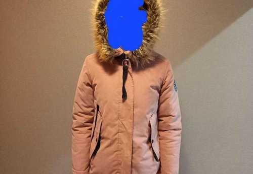 Зимняя куртка-парка для девочки на рост 164