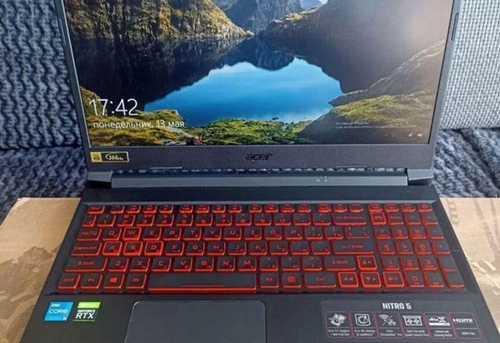 Игровой ноутбук 15.6" Acer Nitro 5 AN515-56, 512 ГБ, Core i5-11300H, RAM 8 ГБ, GeForce RTX 3050 4 ГБ
