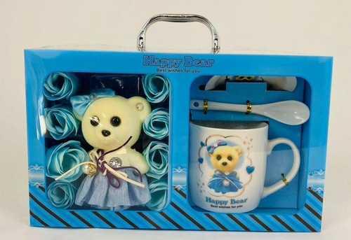 Посуда с игрушкой Happy Bear (арт. HK-673)