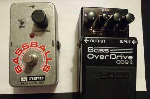 Boss Bassoverdrive odb-3 EH Bassballs nano