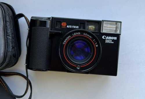 Плёночный фотоаппарат canon af35ml 1.9