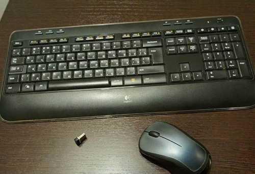 Беспроводная клавиатура и мышь logitech k520