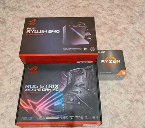 Asus rog strix x570-e gaming, ryzen 5600x