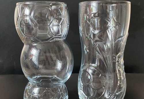 Стеклянные стаканы футбол