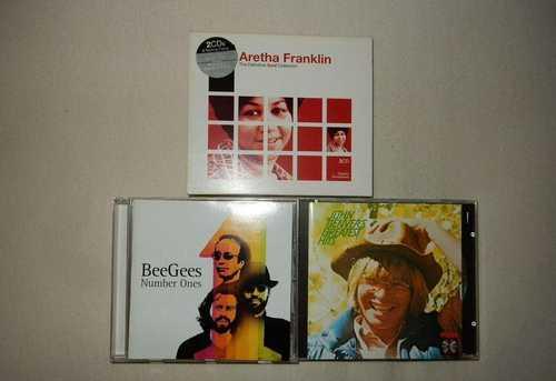 CD Bee Gees,J Denver,A Franklin (фирма,винтаж)