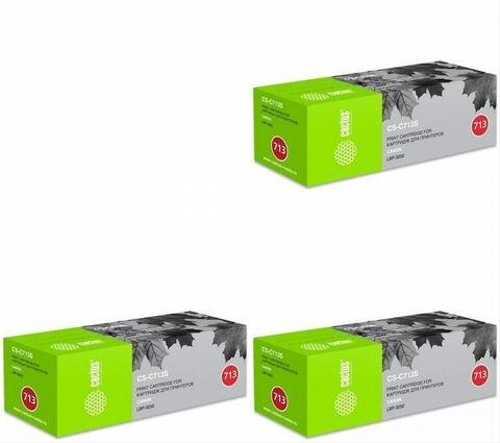 Картридж Cactus CS-C713S 3 Pack (855439-3PK) 14534