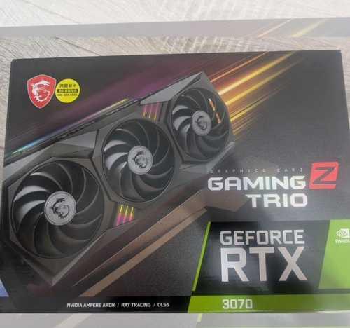 Видеокарта MSI RTX 3070 Gaming Z Trio 8 гб