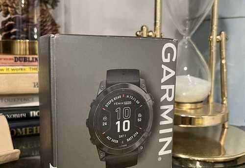 Часы Garmin fenix 7x pro sapphire solar