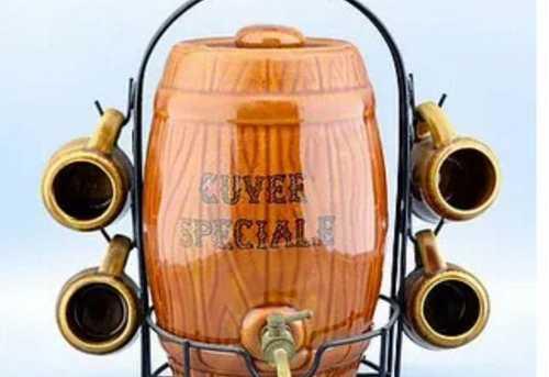 Бочонок cuvee speciale, набор для коньяка/вина