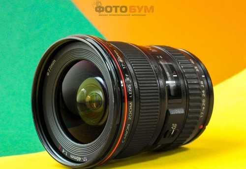 Объектив Canon EF 17-40mm f4 L