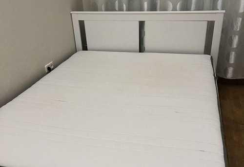 Кровать Сонгесанд IKEA и матрас Hovag