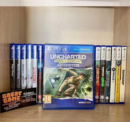 Игры PS4: Uncharted: Drake’s Fortune/Судьба Дрейка