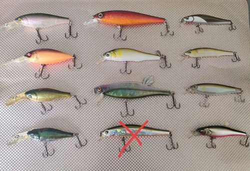 Воблеры Япония : Zipbaits,Megabass,Jackall