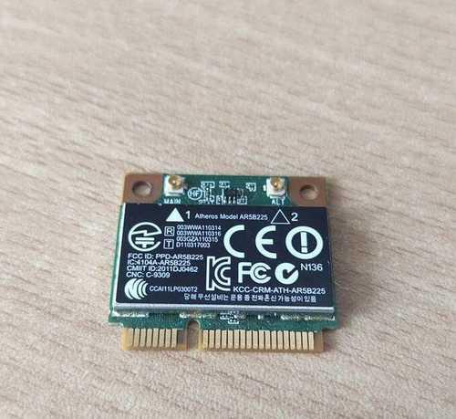 Продам PCI-E Atheros AR5B225 wifi + Bluetooth 4,0