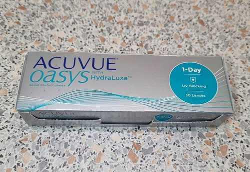 Acuvue Oasys 1-Day HydraLuxe -2.5, 14.3, BC9, 12шт