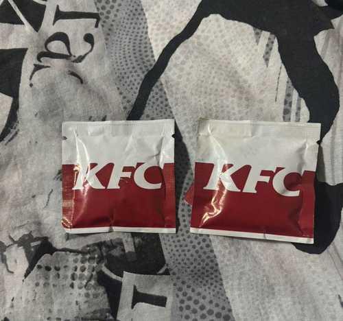 Салфетки из KFC 2017 год