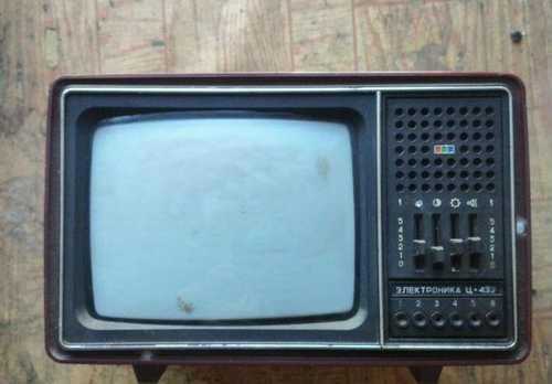 Винтажный телевизор Электроника Ц 432