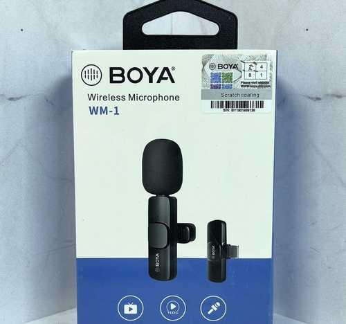 Петличный микрофон Boya WM-1 Type-C