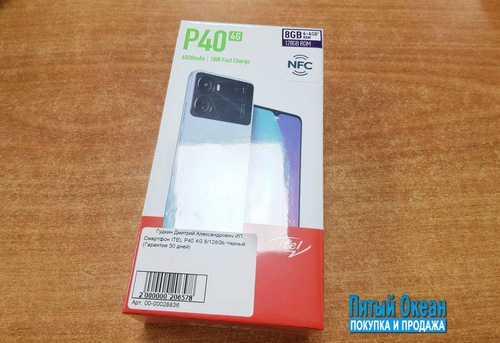 Новый itel P40 4G 8/128Gb Черный