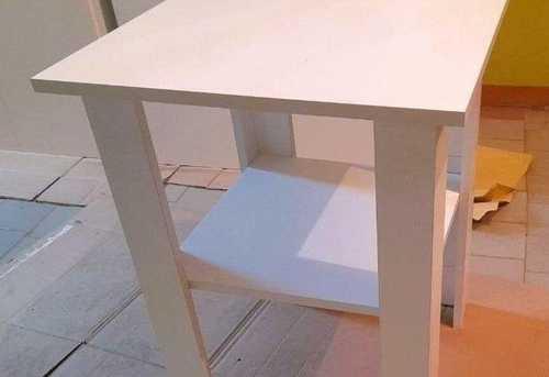 Журнальный столик, 500x500x600мм, белый