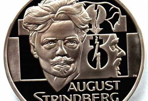 Швеция 20 экю 1996 Серебро «Август Стриндберг»