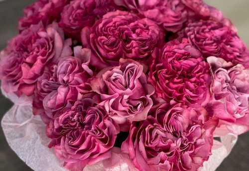 Пионовидные розы, букет роз, цветы с доставкой