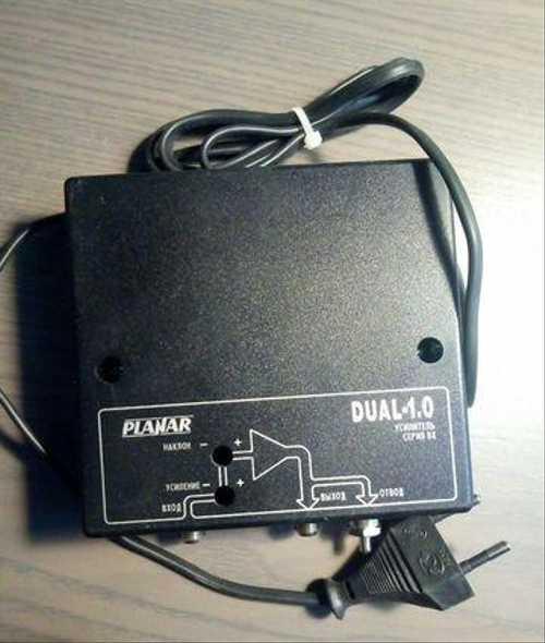 Усилитель антенного и кабельного planar: dual-1.0