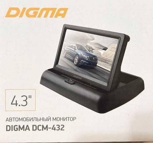 Автомобильный монитор digma DCM-432