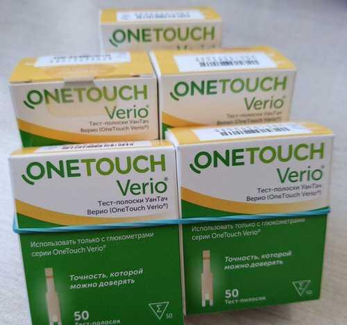 Тест полоски one touch verio 50