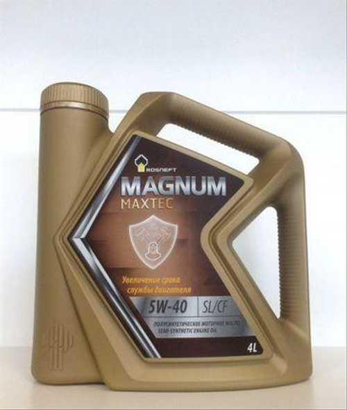 Масло моторное Роснефть RN Magnum Maxtec 5w-40 (4л