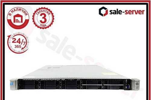 Сервер HP DL360 Gen9 10SFF 2x E5-2640 v3 64GB 500W